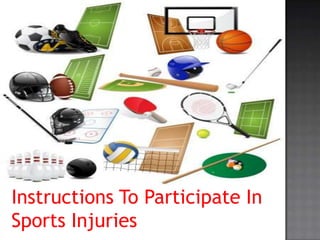 Sports Injuries Best Ways To Prevent Them Pptx
