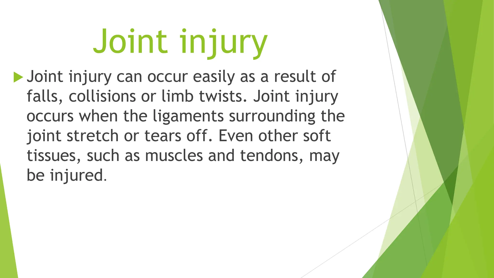 Sports injuries | PPTX