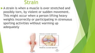 Sports injuries | PPTX