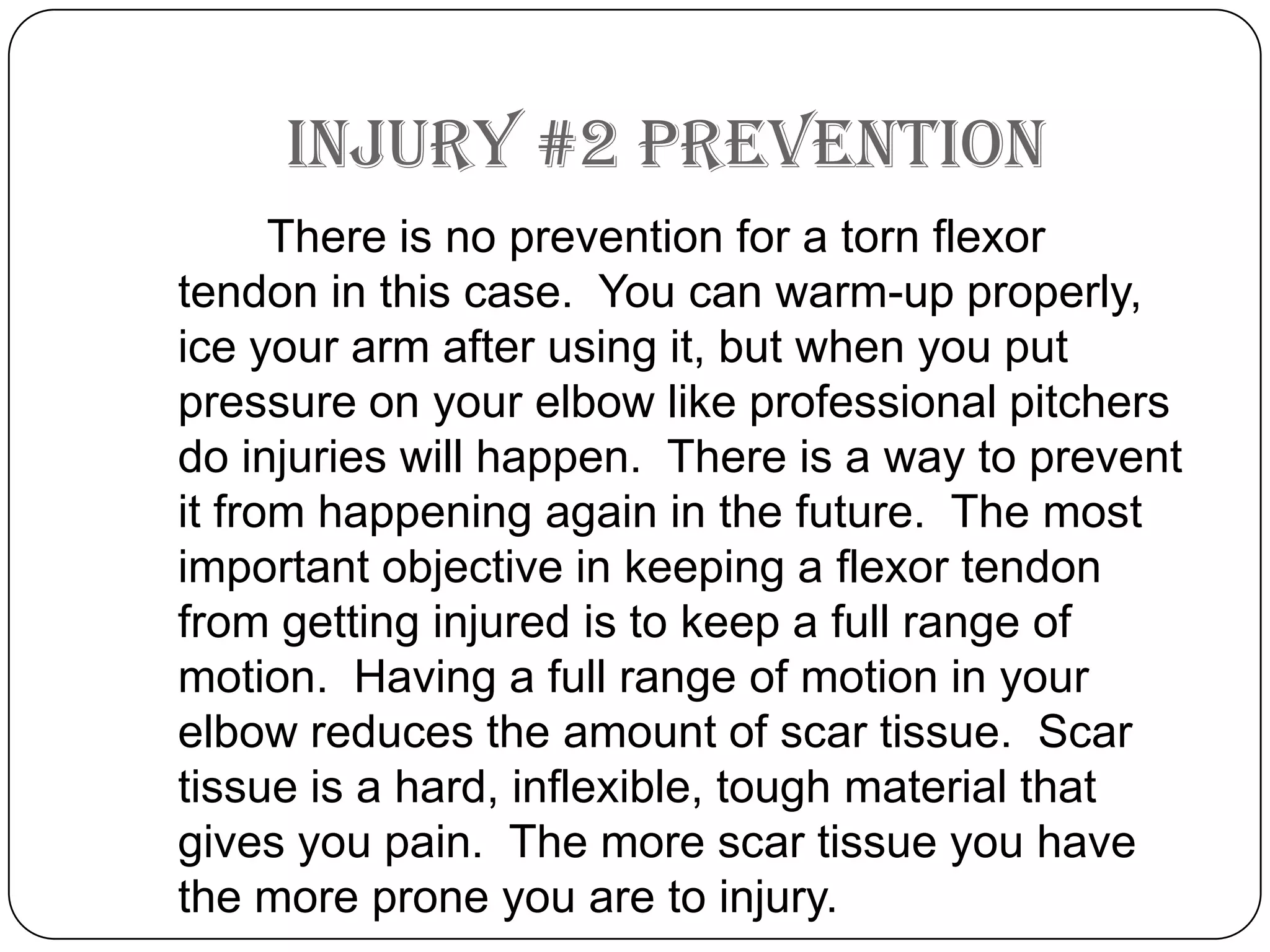 Sports Injuries Presentation | PPTX