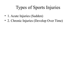 Sports Injuries rehabilitation Presentation | PPTX