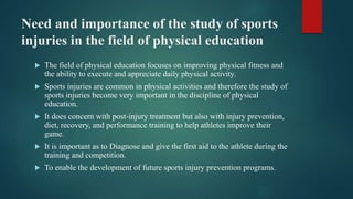 common Sports injuries | PPTX