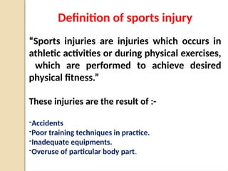 SPORTS INJURY AND USES OF CRYOTHERAPY.pptx