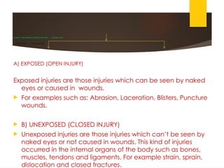 SPORTS INJURY by Diwakar Kashyap Sir | PPTX