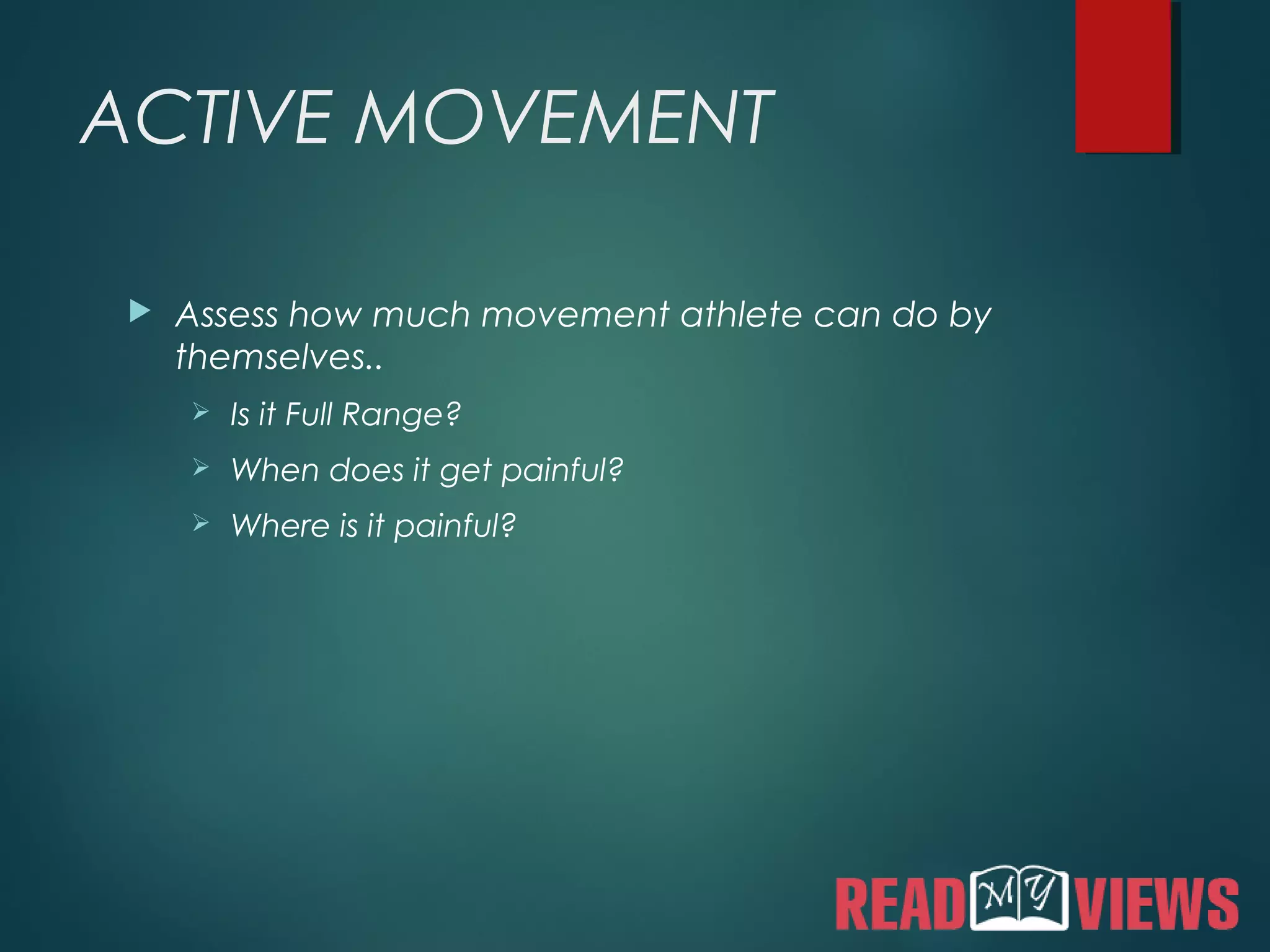 Sports injury management | PPT