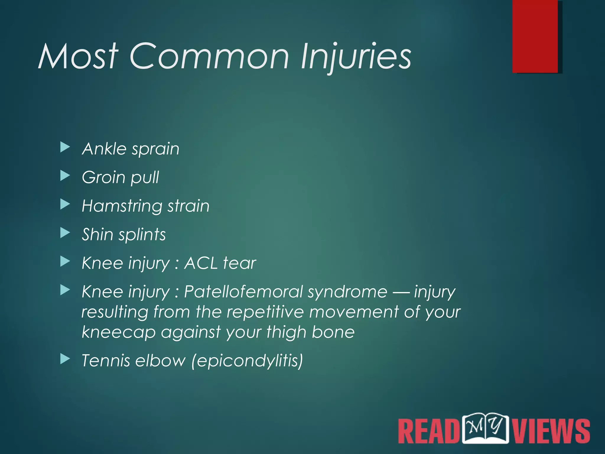 Sports injury management | PPT