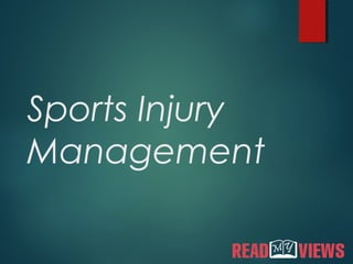 Sports injury management | PPT