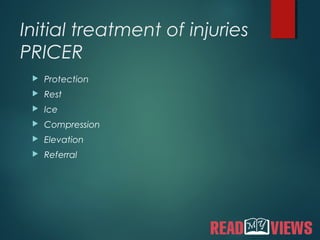 Sports injury management | PPT