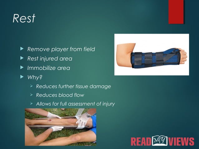 Sports injury management | PPT | First Aid | Injuries
