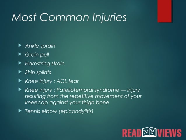 Sports injury management | PPT | First Aid | Injuries