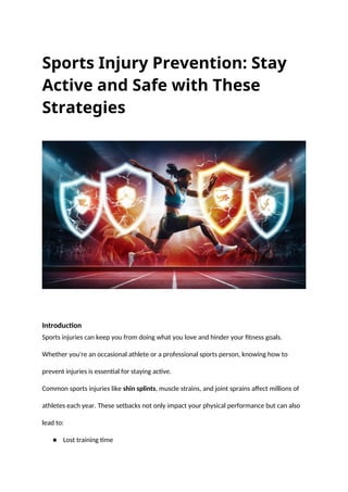 Sports Injury Prevention_ Stay Active and Safe with These Strategies.docx