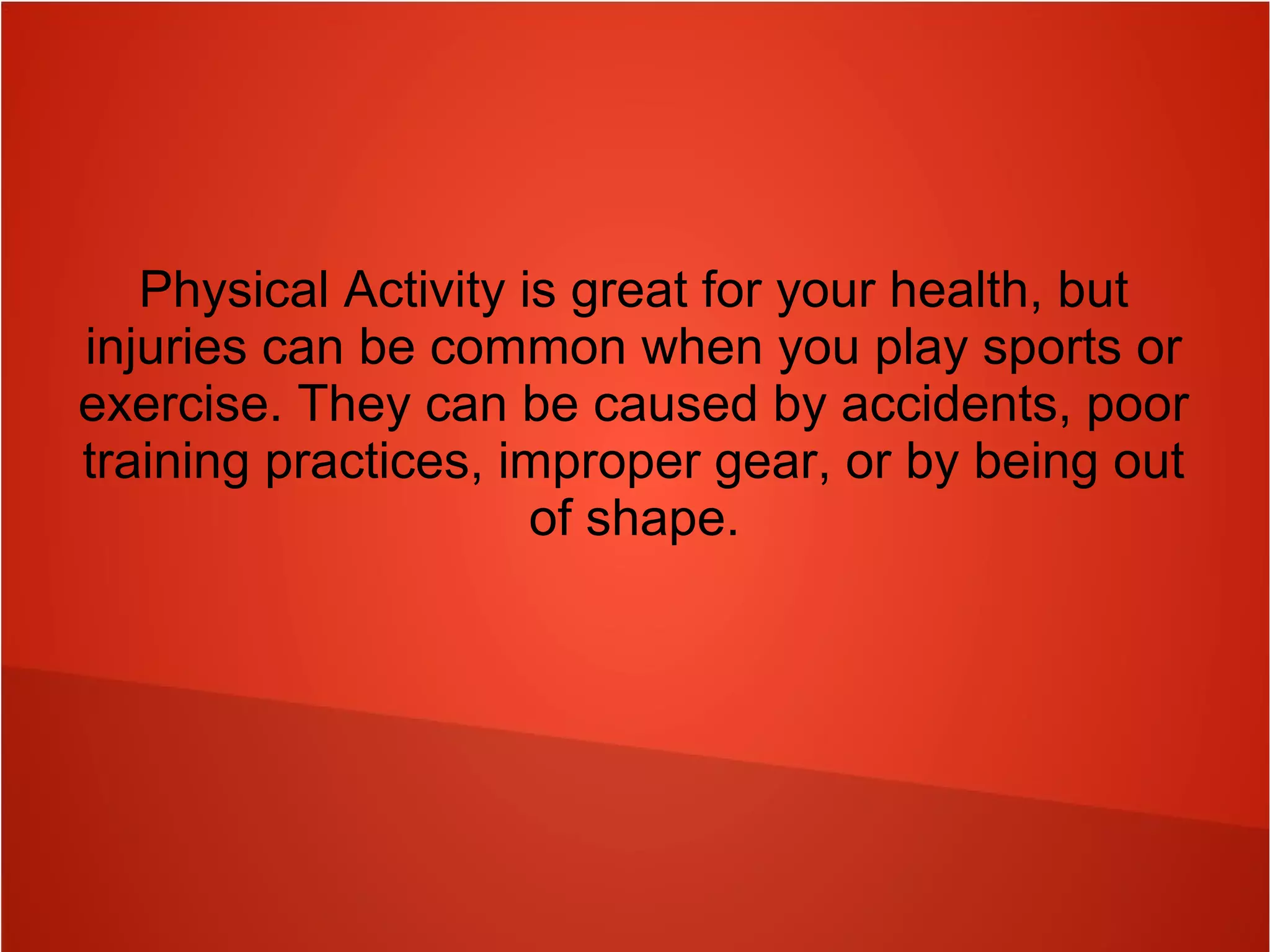 Sports injury prevention tips & treatment | PPT
