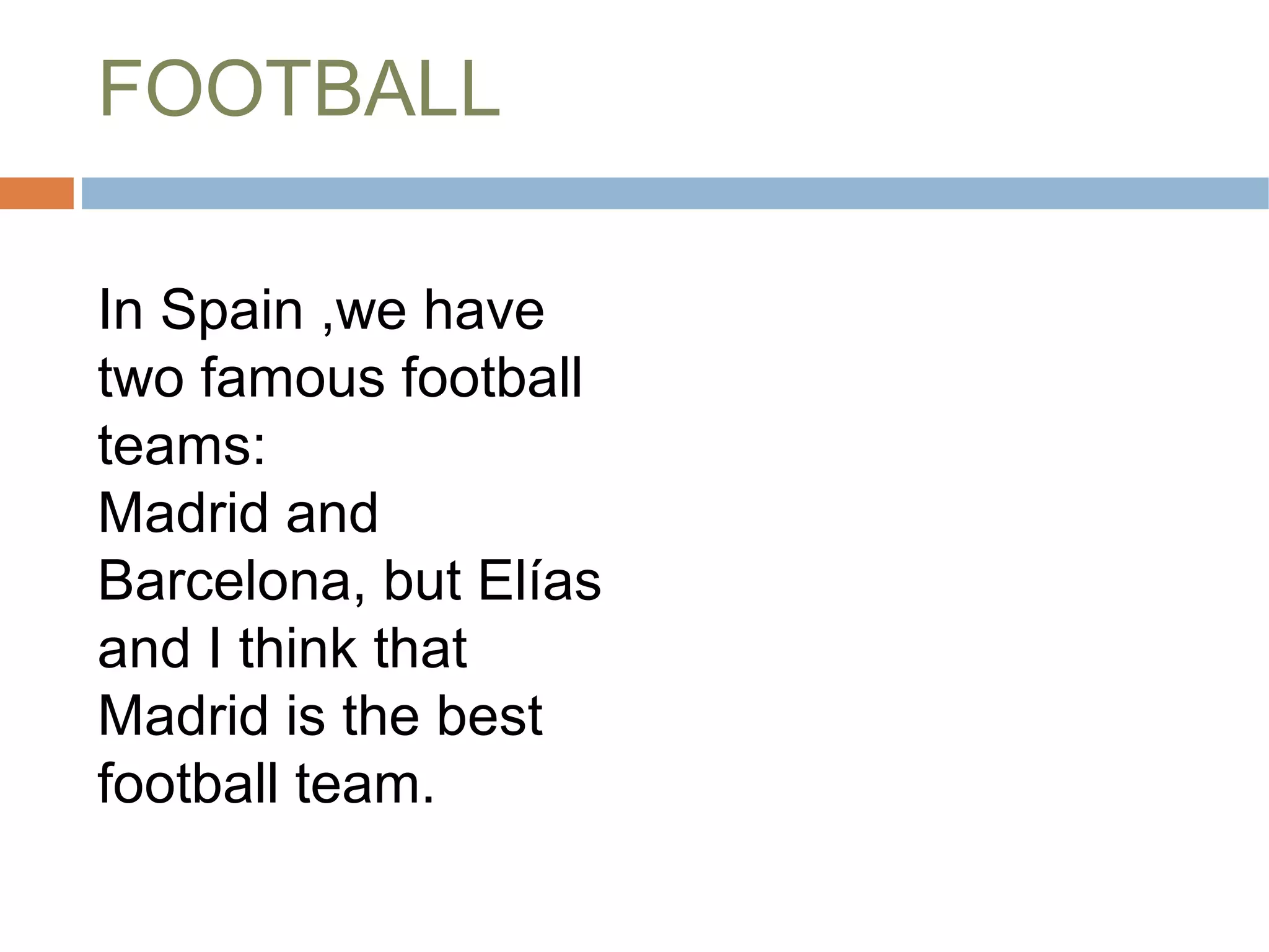 Sports in spain | PPT