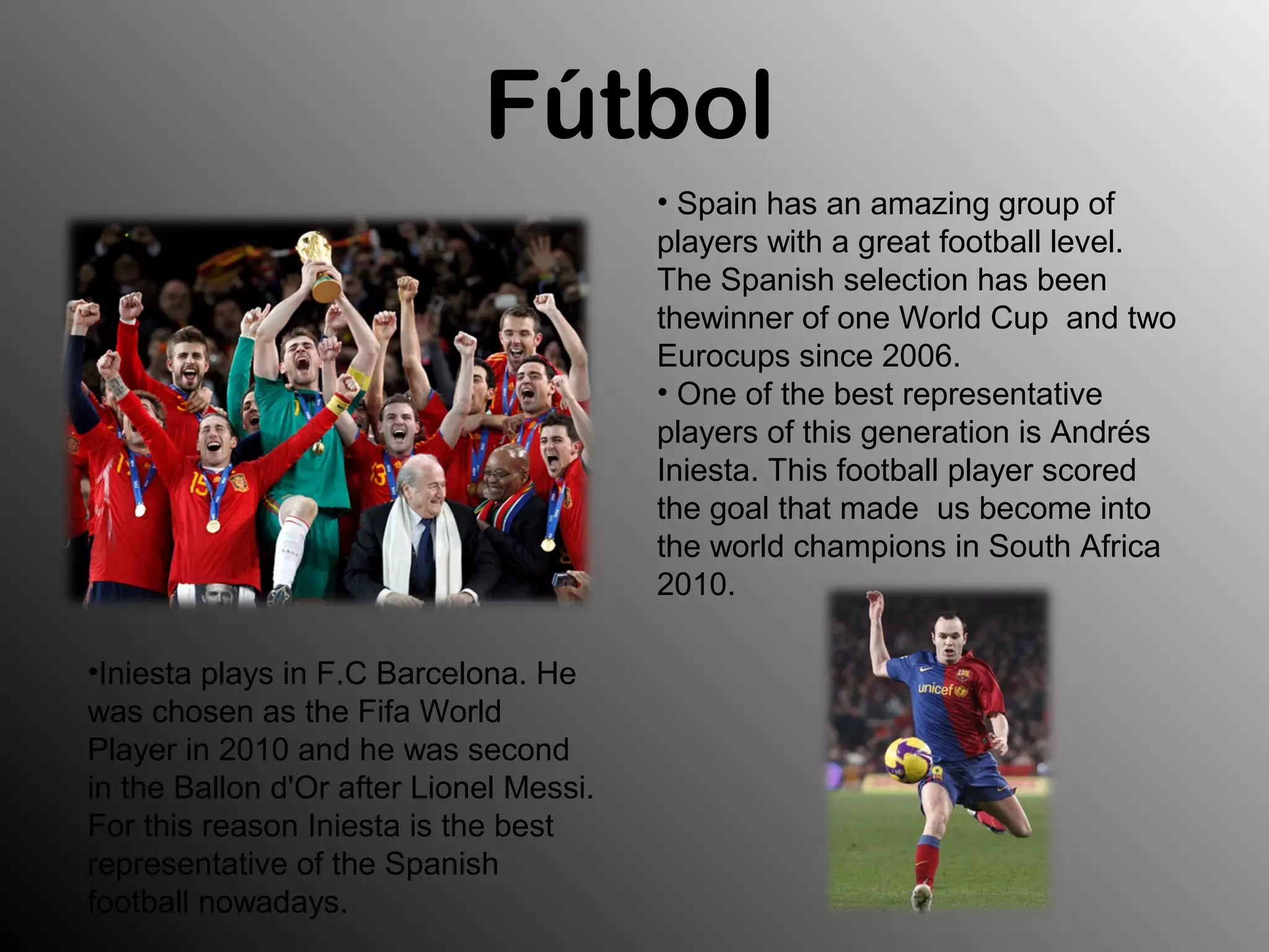 Sports in Spain | PPT