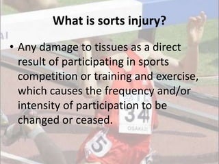 Introduction to Sports Physical Therapy | PPTX