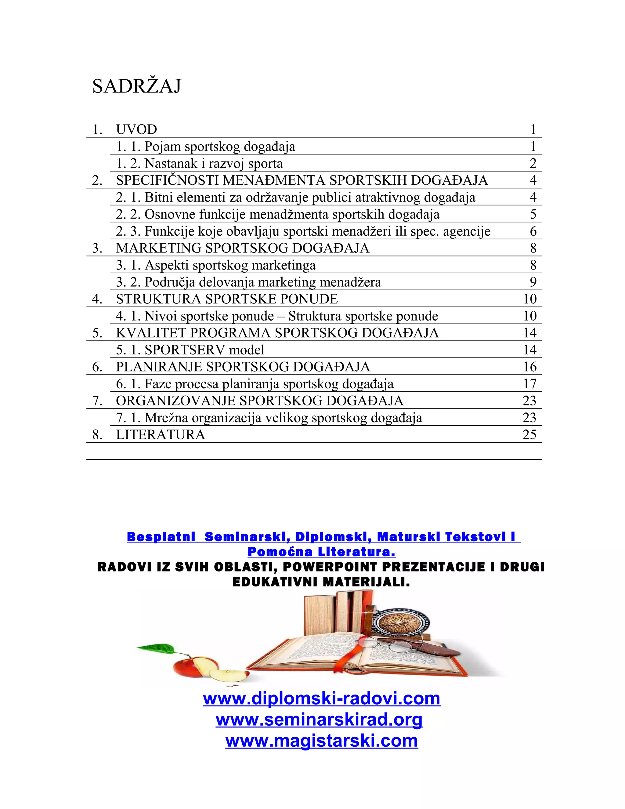 Sportski dogadjaj | PDF