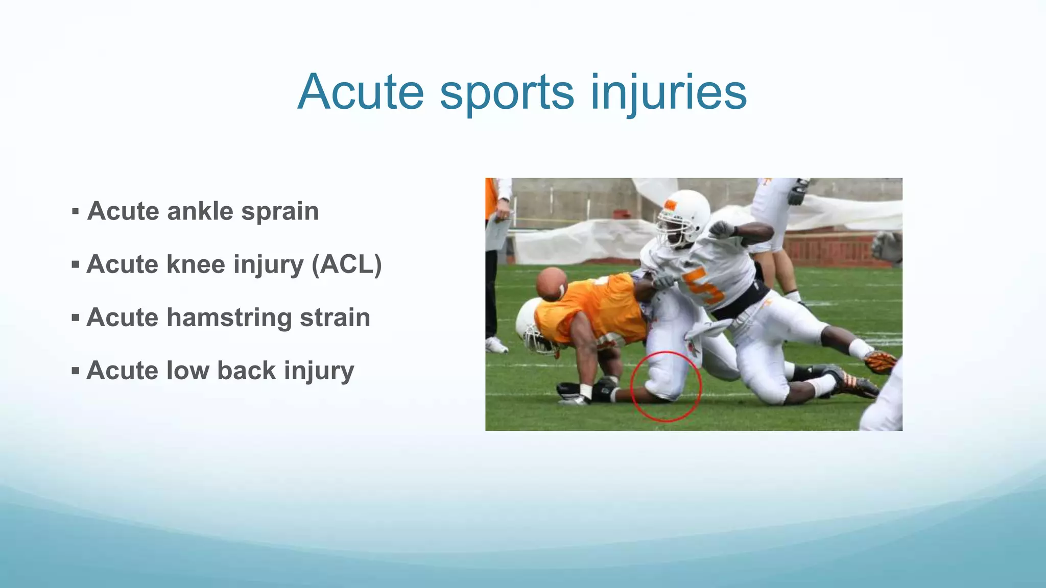 SPORTS INJURY I Dr.RAJAT JANGIR JAIPUR | PPTX