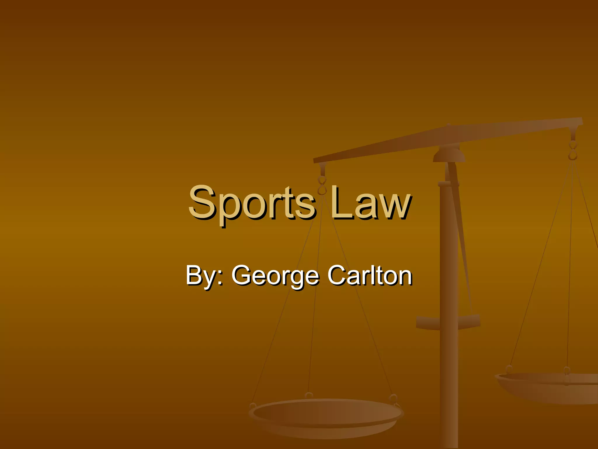 Sports law | PPT