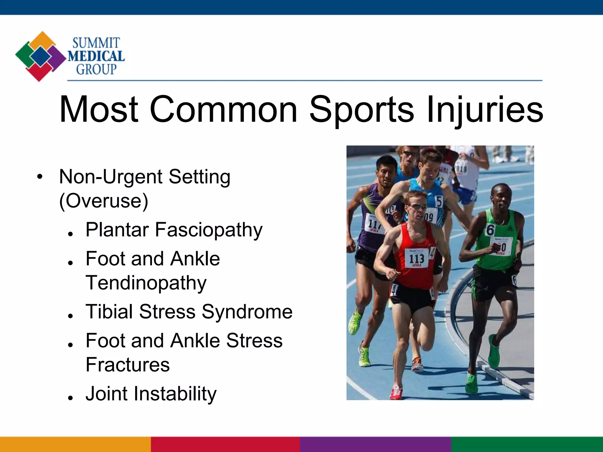 Ankle and Foot Injuries for Athletes - Dr. Andre Ross - Livingston ...