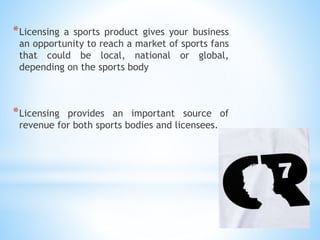 Sports licensing- An introduction | PPT