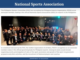 SPORTS LINKAGES DEPED SPORTS MANUAL SPORTS CLUB | PPTX