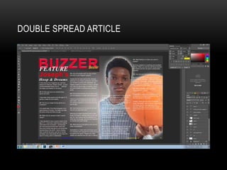 As Media Studies Sports magazine production print screens | PPT
