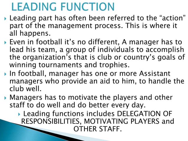 Sports management | PPTX | Soccer | Sports