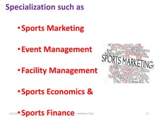Sports management in india | PPTX