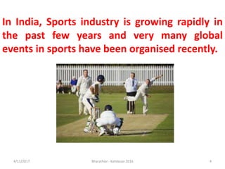 Sports management in india | PPTX