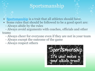 Sportsmanship | PPT | Sports