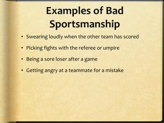Sportsmanship | PPT