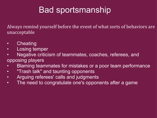 Sportsmanship | PPT