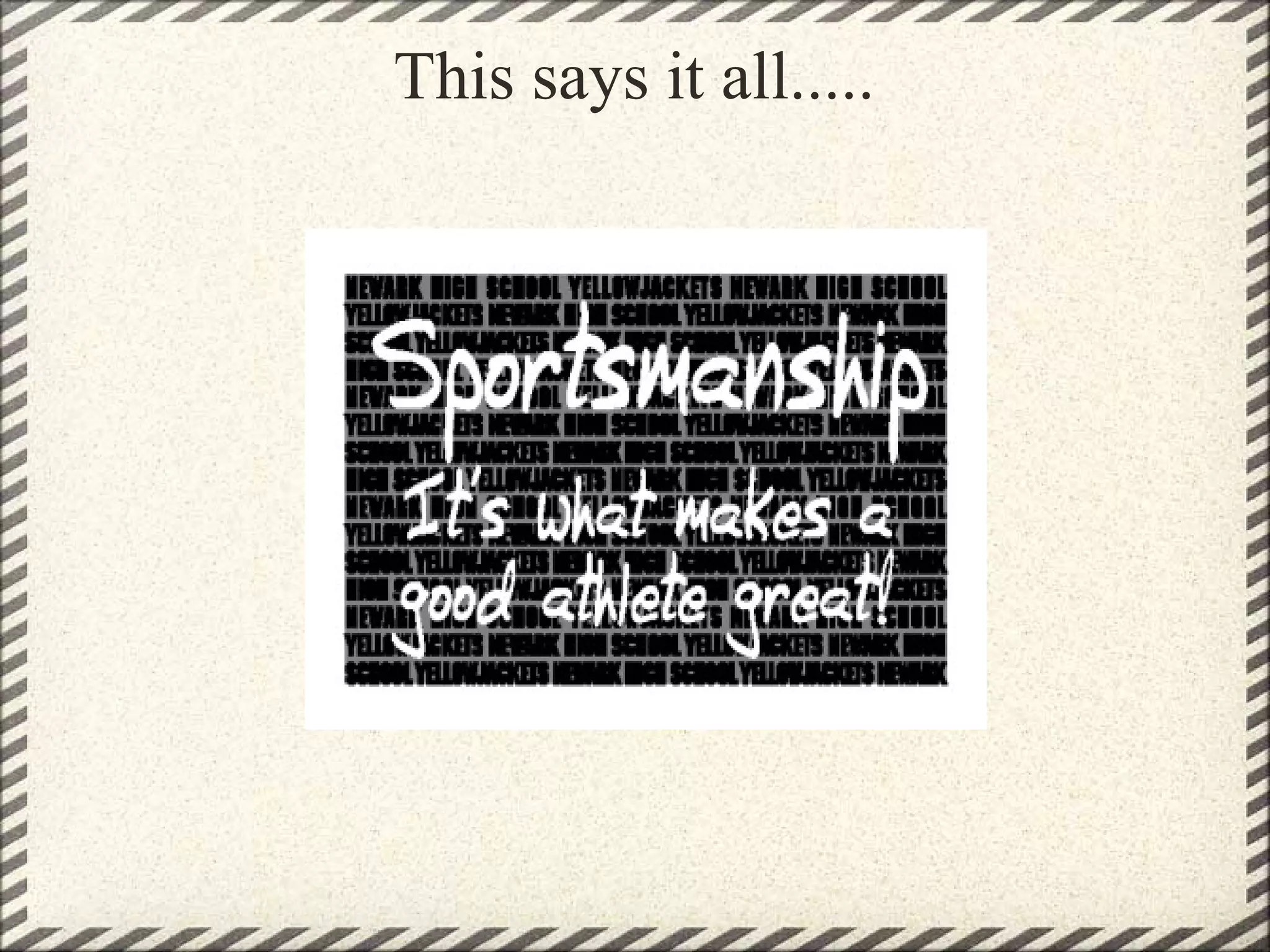 Sportsmanship2 | PPT
