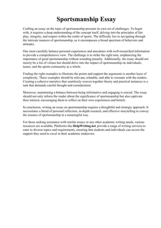 Sportsmanship Essay.pdf