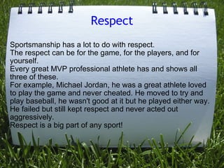 Sportsmanship powerpoint | PPT