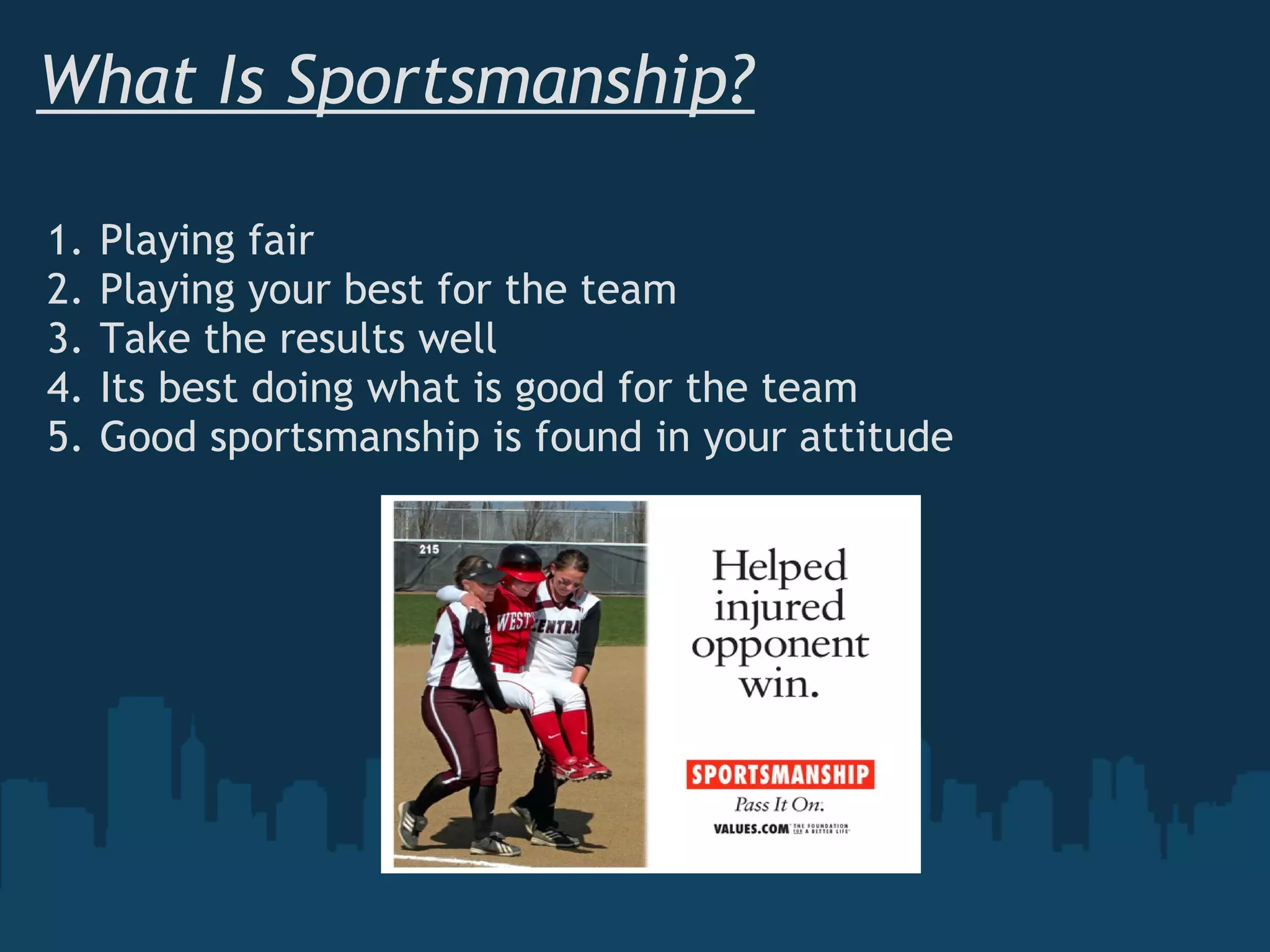Sportsmanship project | PDF