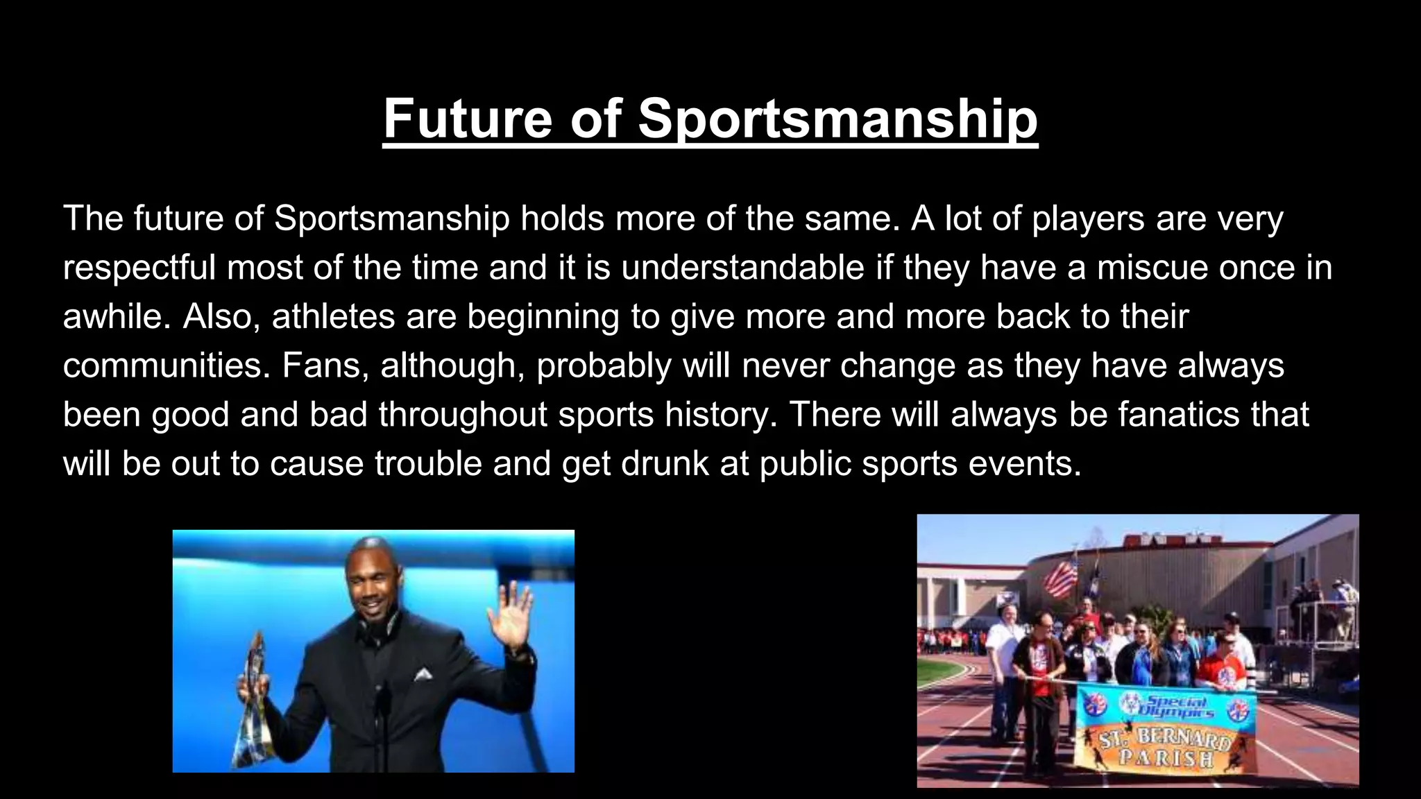 Sportsmanship Slide Show | PPT