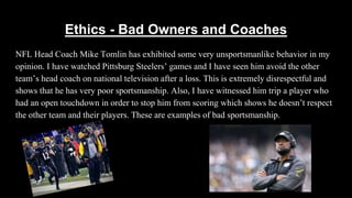 Sportsmanship Slide Show | PPT