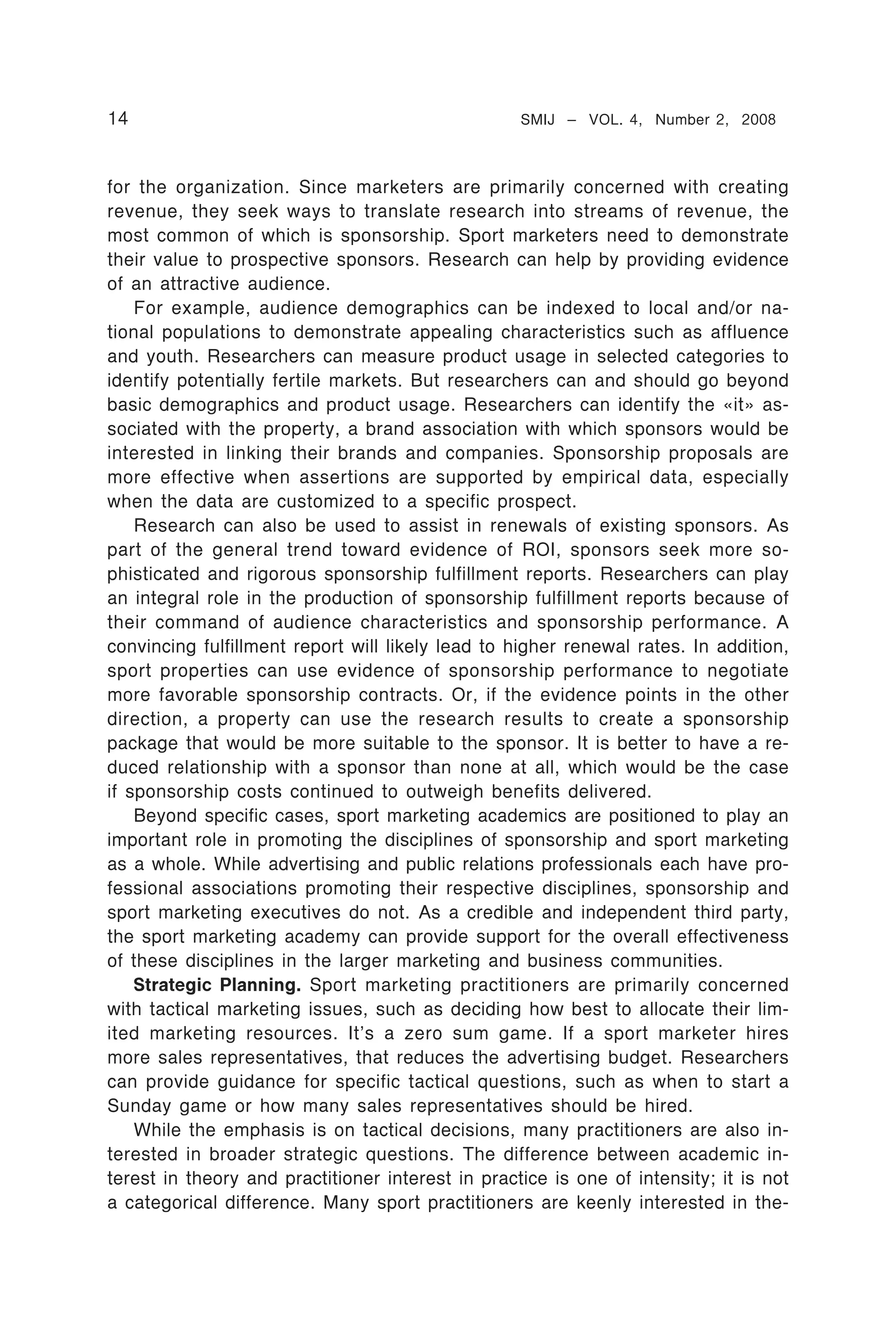 Sports marketing consulting strategies | PDF