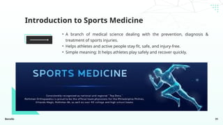 SPORTS MEDICINE Physical Education and sports | PPTX