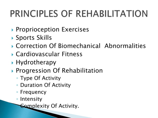 Sports medicine treatment and rehabilitation-Dr Sahir Pall | PPT