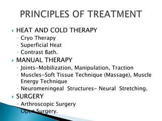 Sports medicine treatment and rehabilitation-Dr Sahir Pall | PPTX