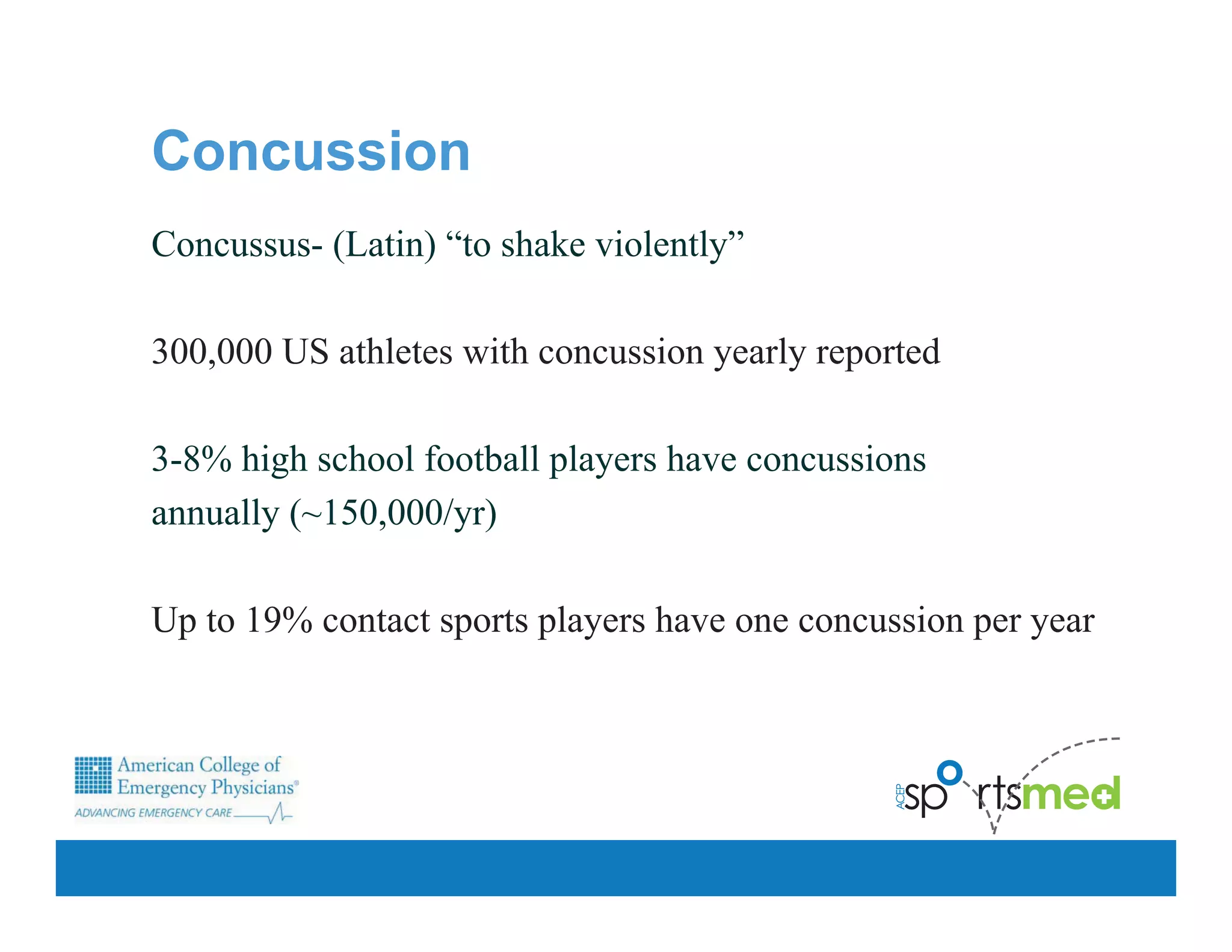 Sports medicine head and neck injuries | PDF