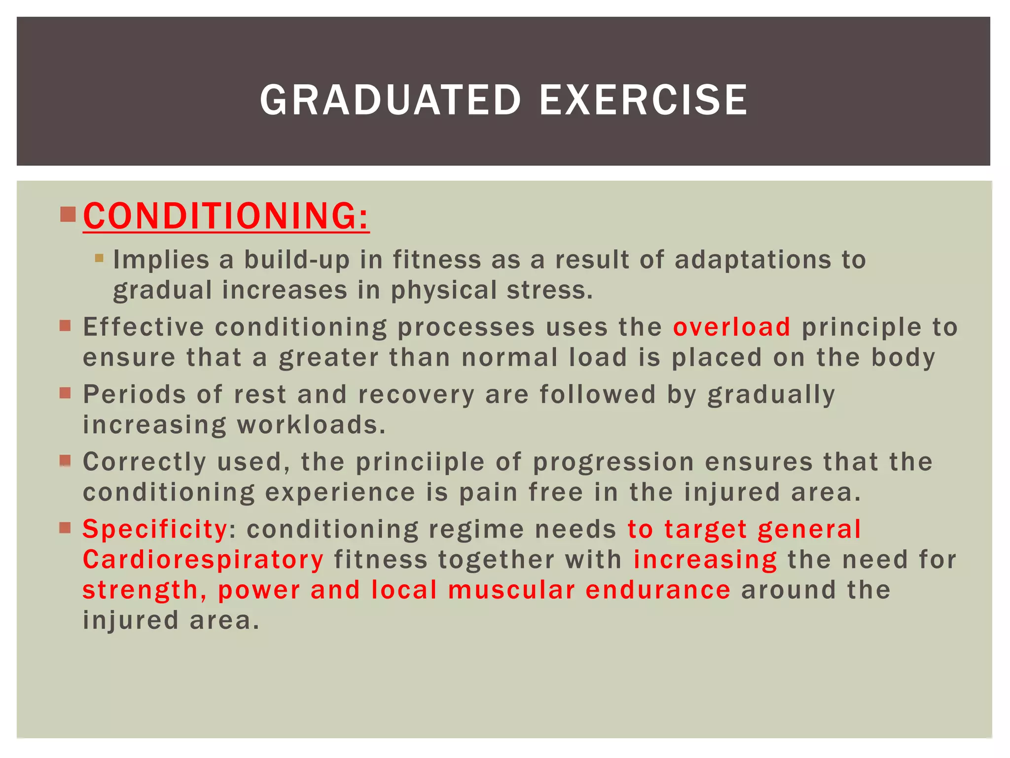 Sports medicine rehabilitation_procedures | PPTX