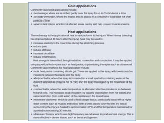 Sports medicine rehabilitation_procedures | PPTX