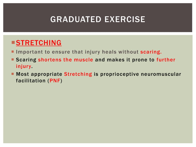 Sports medicine rehabilitation_procedures | PPTX | Physical Therapy ...
