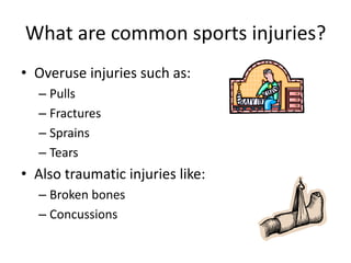Sports medicine slides | PPTX