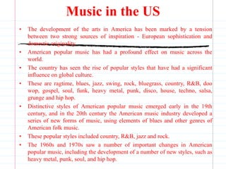 Sports & music in the us | PPT