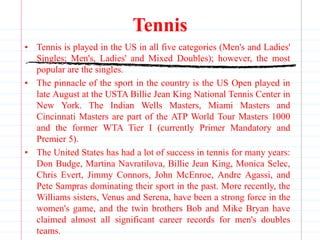 Sports & music in the us | PPT