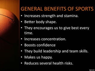Sports And Health | PPTX